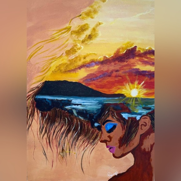 Art | Sun Set State Of Mindacrylic Painting | Poshmark